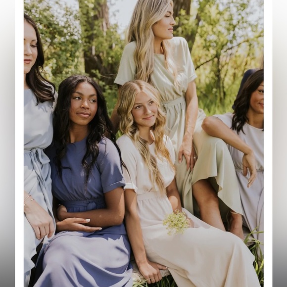 Roolee | Dresses | Roolee Taylor Jane Wrap Maxi Blue | Poshmark